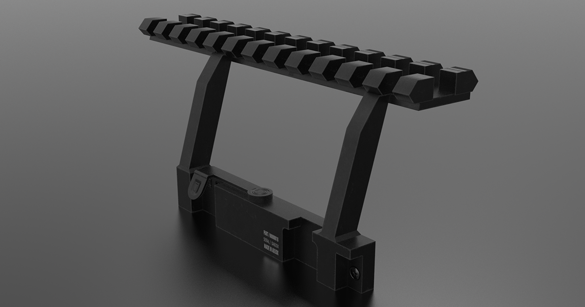 AK47 Scope Mount | 3D Guns | Unity Asset Store