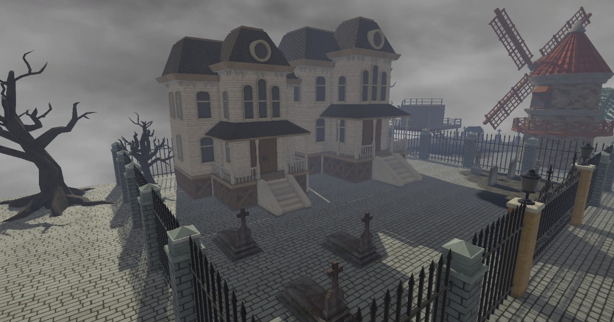 3D Ruined Ghost Village | 3D Environments | Unity Asset Store