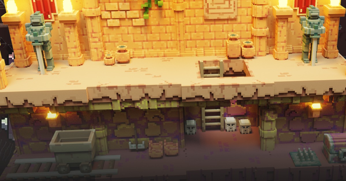 Voxel Dungeon Crawler - 3D pixel art - monogon | 3D Dungeons | Unity Asset Store