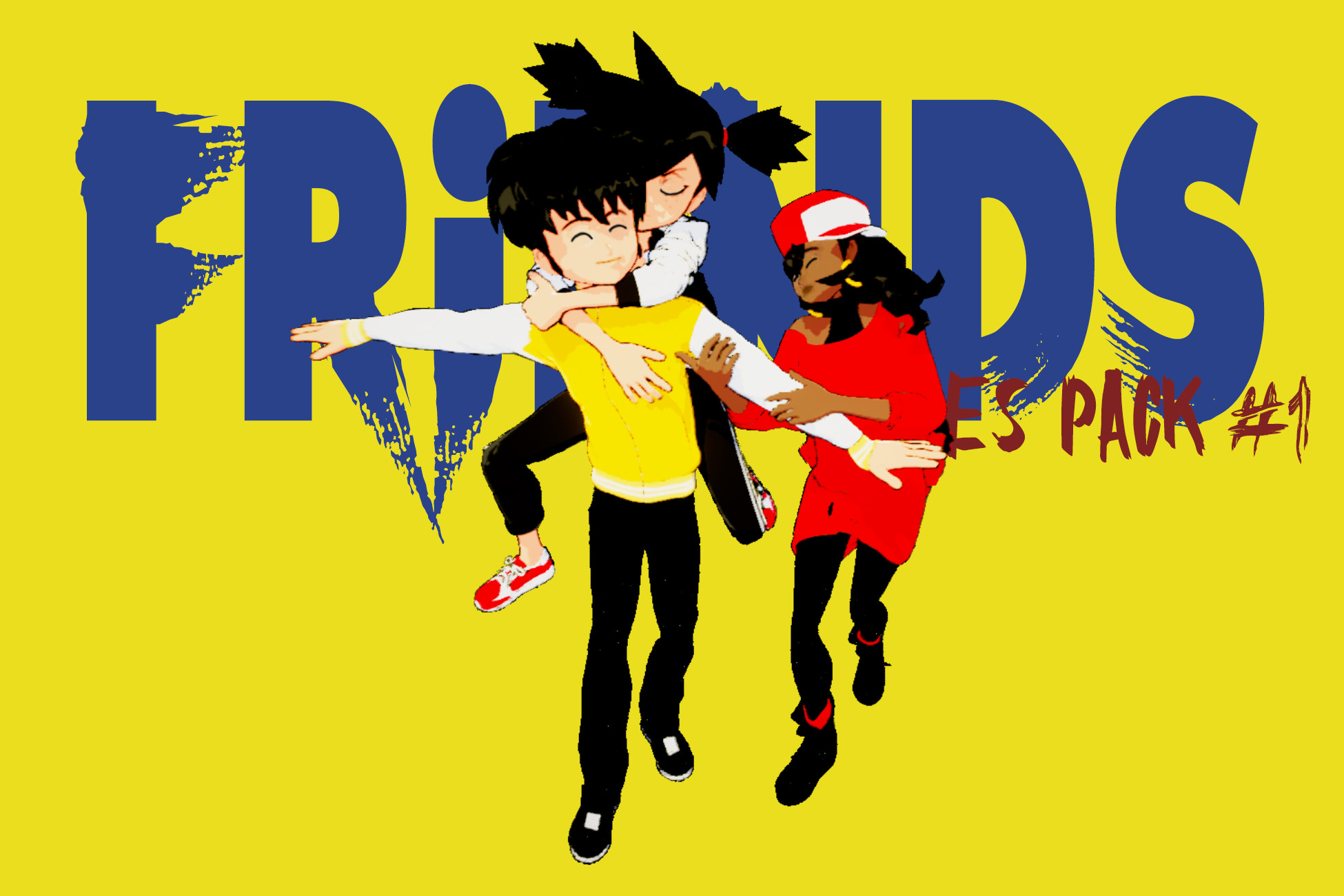 Poses Pack: Friends#1 | 3D Animations | Unity Asset Store