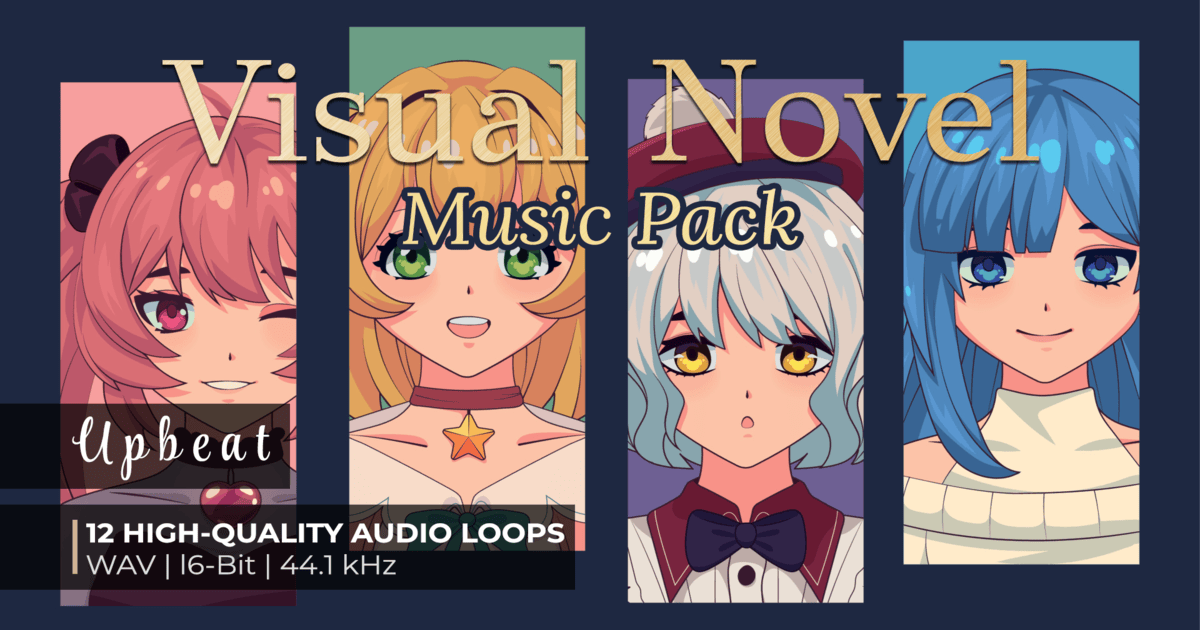 Visual Novel Music Pack - Upbeat | Audio Music | Unity Asset Store