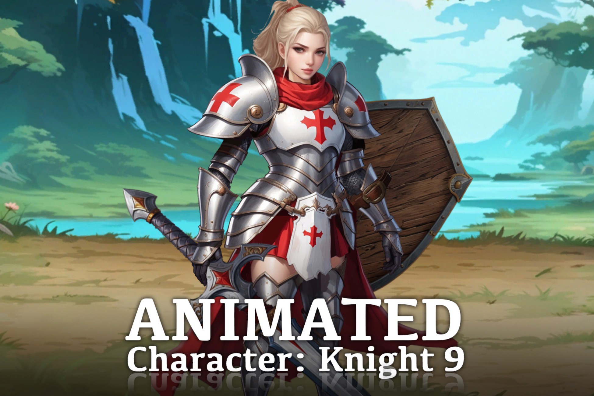 Animated 2D Character - Knight 9 (Spine) | 2D Characters | Unity Asset Store