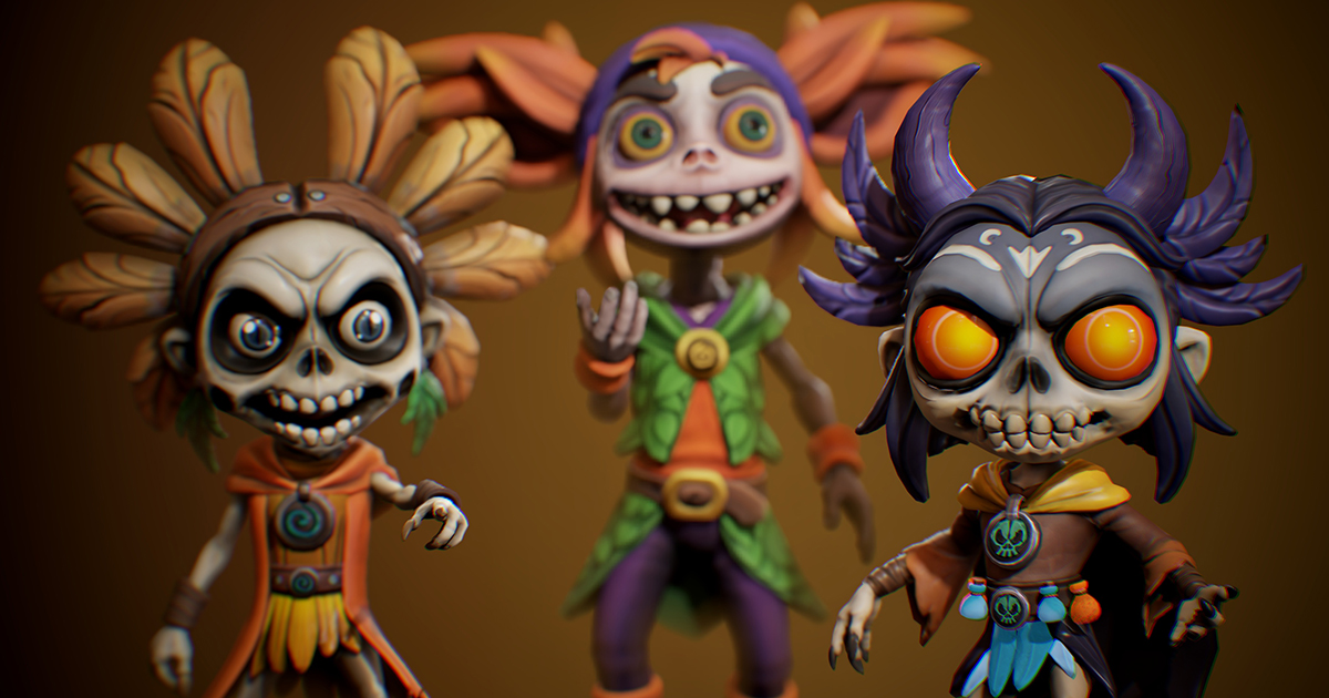 Stylized Forest Spirit pack | 3D Characters | Unity Asset Store