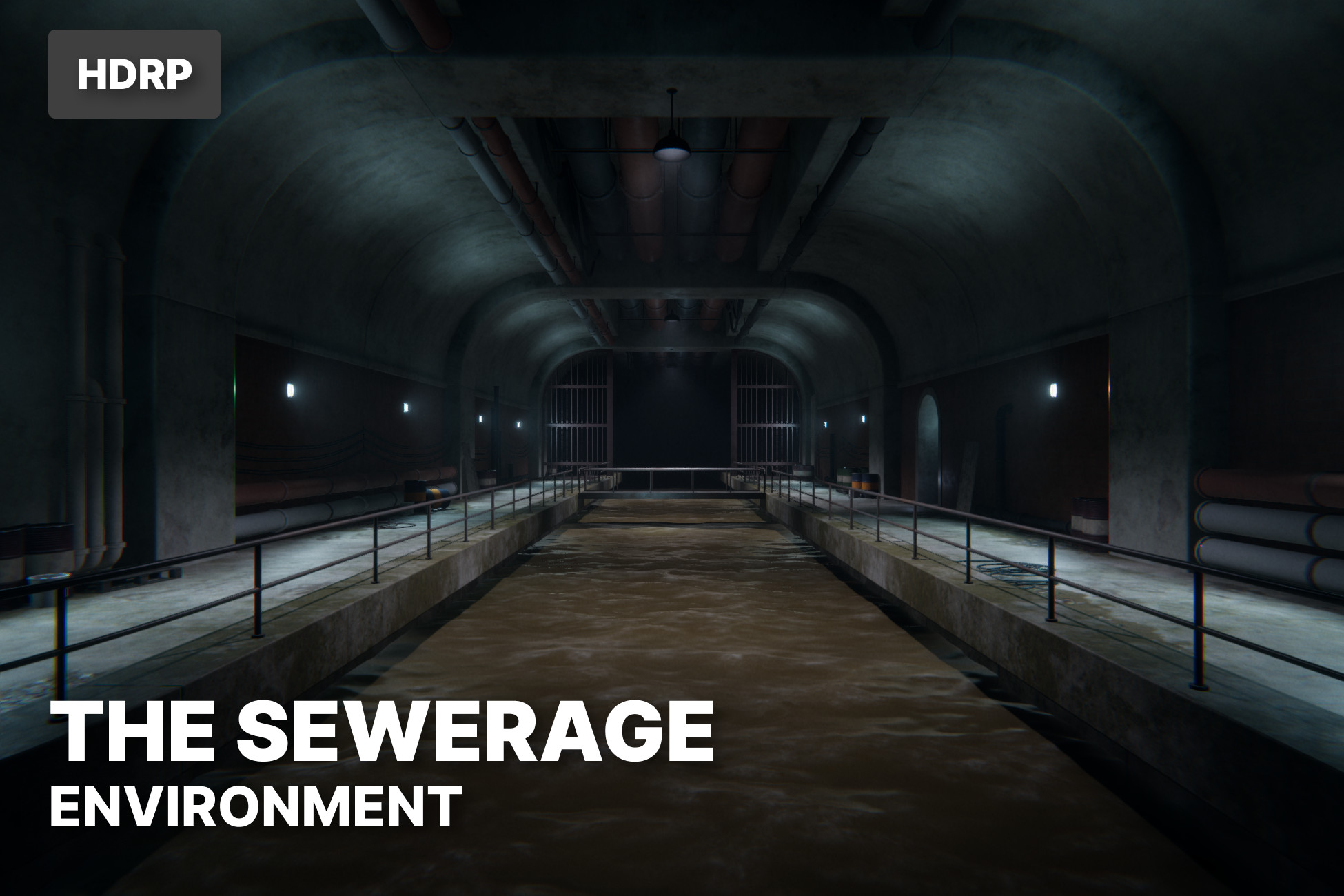 The Sewerage - Underground Sewer Tunnels & Corridors HDRP | 3D ...
