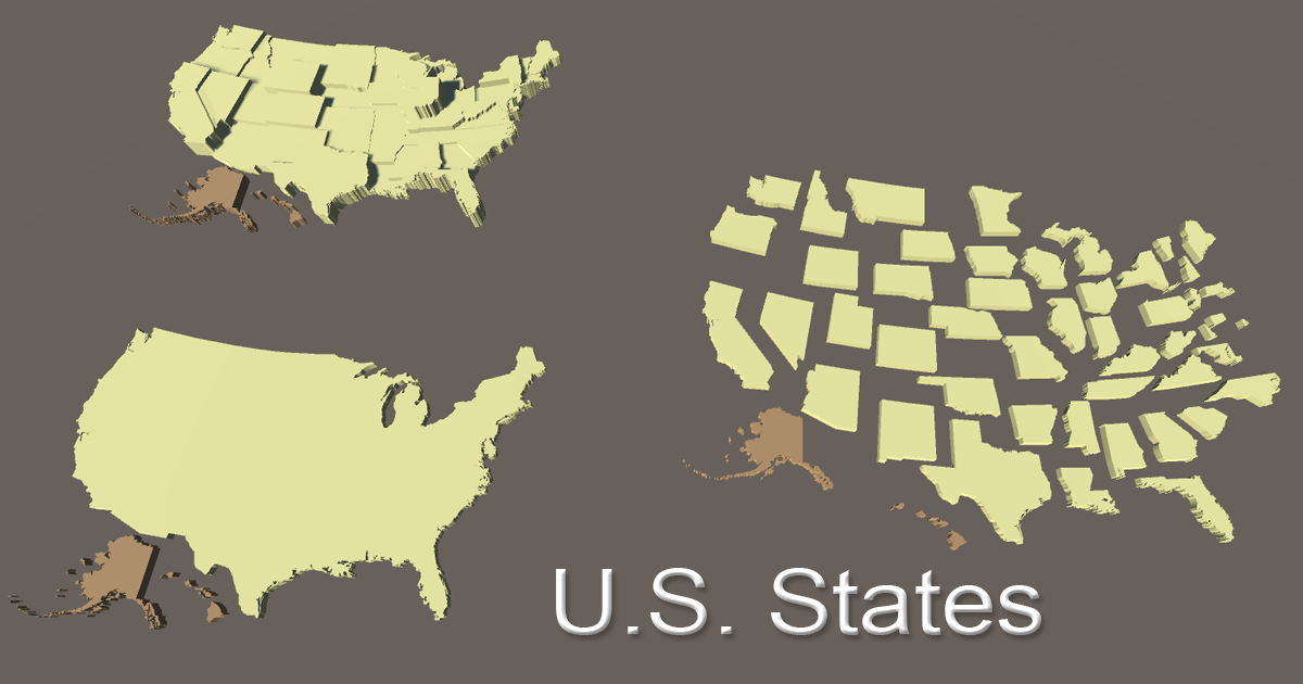 U.S. States | 3D Environments | Unity Asset Store