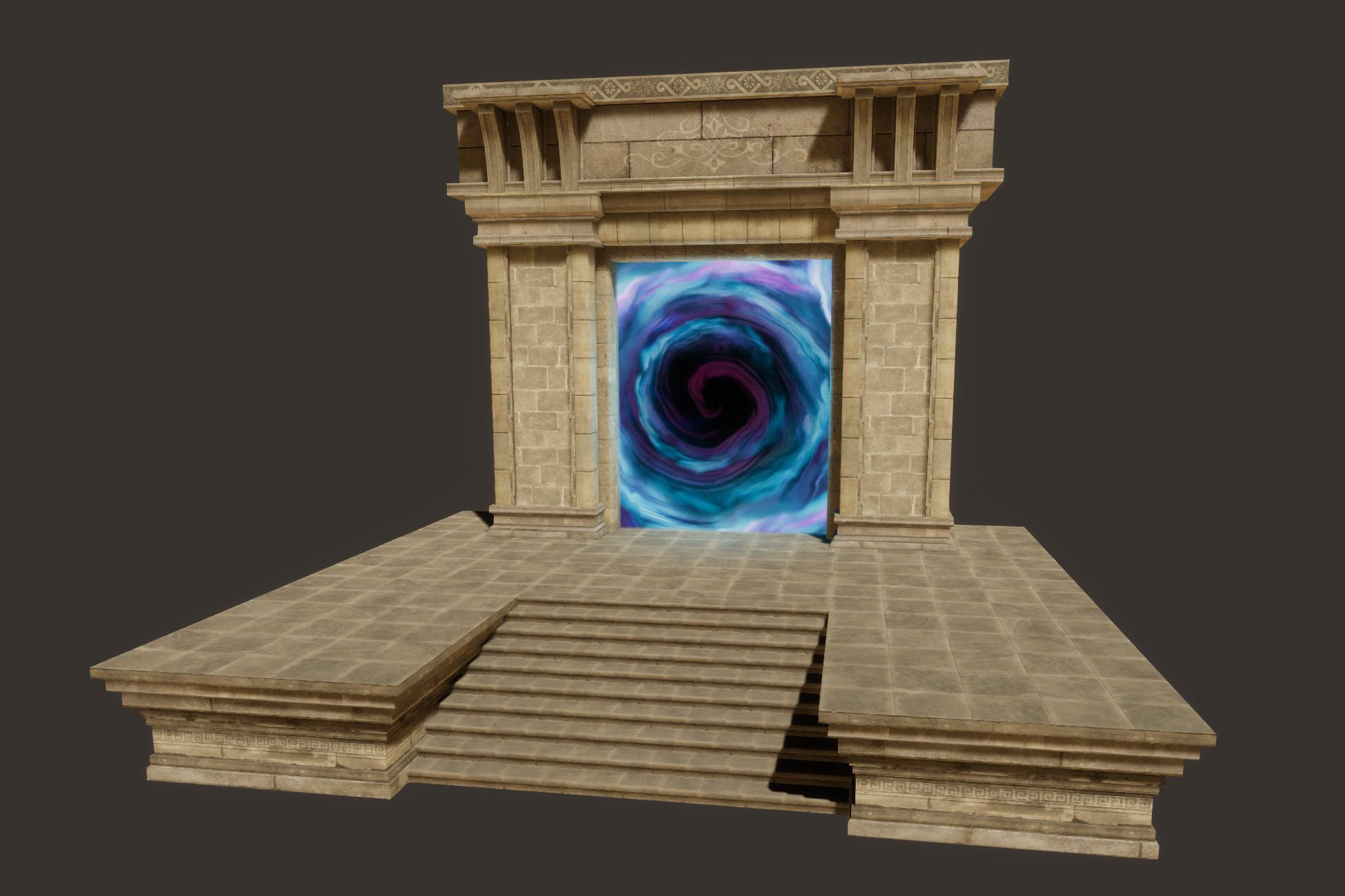 Fantasy Stone Portal | 3D Exterior | Unity Asset Store