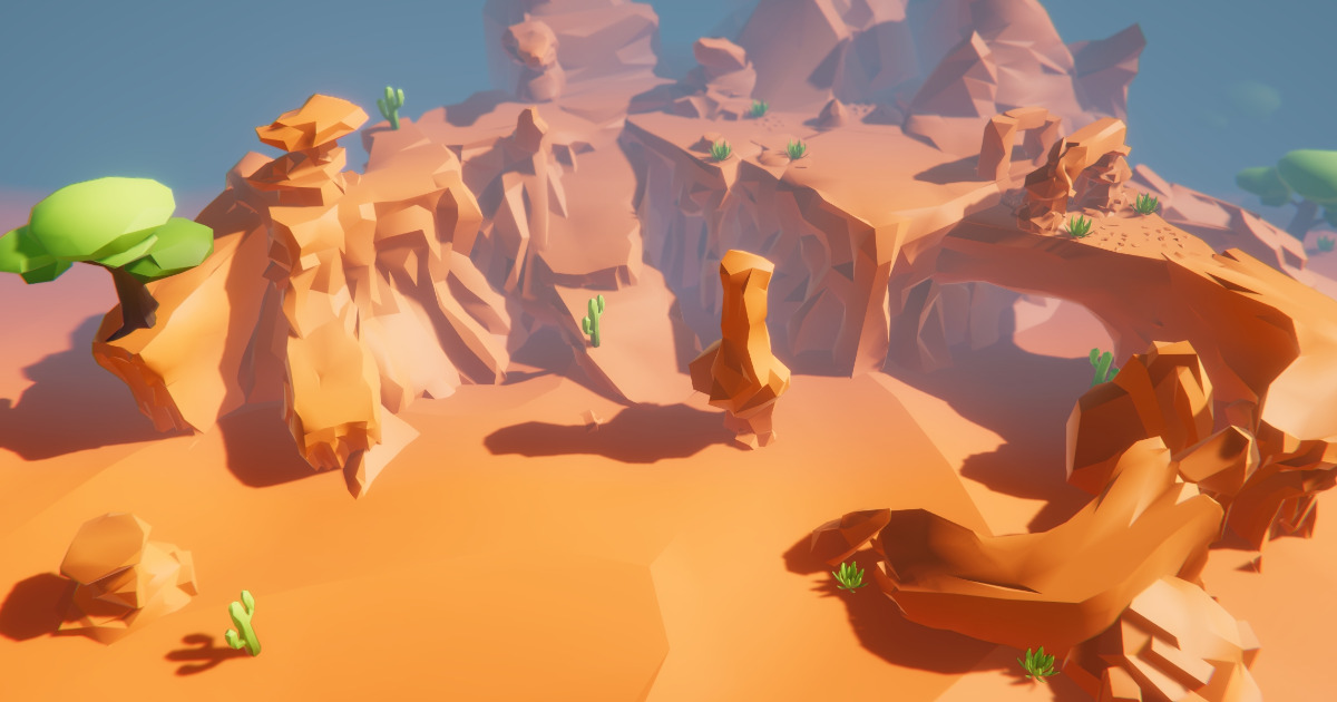 XOONOBE - Low Poly Desert Environment | 3D Environments | Unity Asset Store