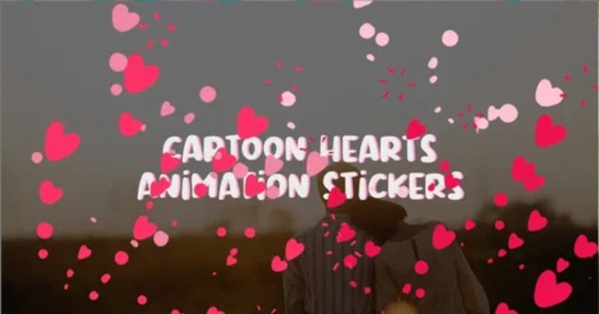 Cartoon Hearts Animation Stickers (03.01.23) | VFX Particles | Unity ...