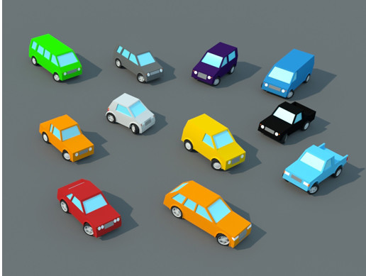 Easy Lowpoly Cars | 3D Vehicles | Unity Asset Store