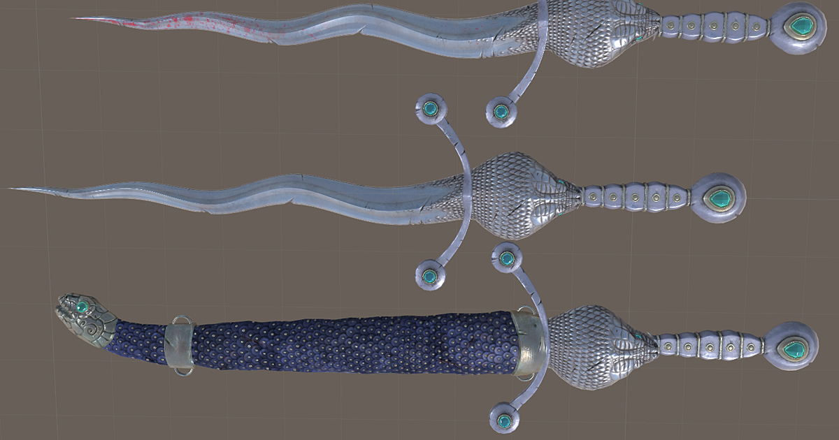 Legenadry Cobra Sword | 3D Weapons | Unity Asset Store