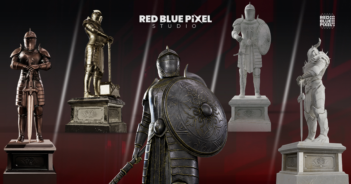 Statue Pack Vol 02 | 3D Props | Unity Asset Store