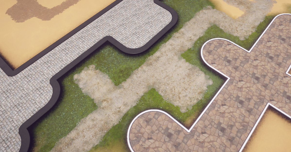 Roads & Paths Tileset | 3D Environments | Unity Asset Store