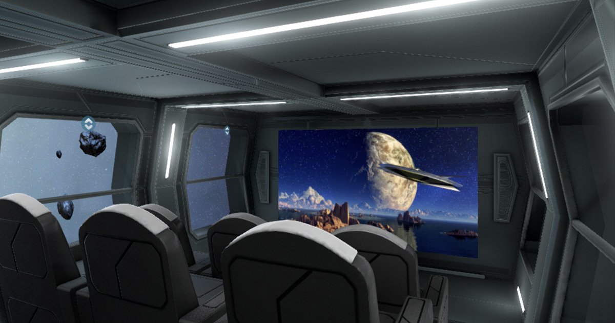 Sci-Fi Cinema VR Interior | 3D Sci-Fi | Unity Asset Store