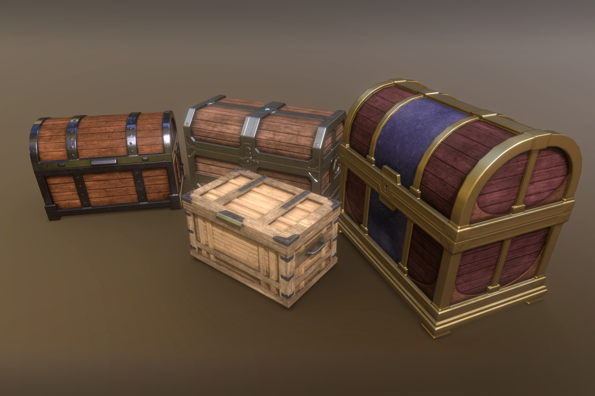 PackPro - Chests High Quality | 3D Furniture | Unity Asset Store