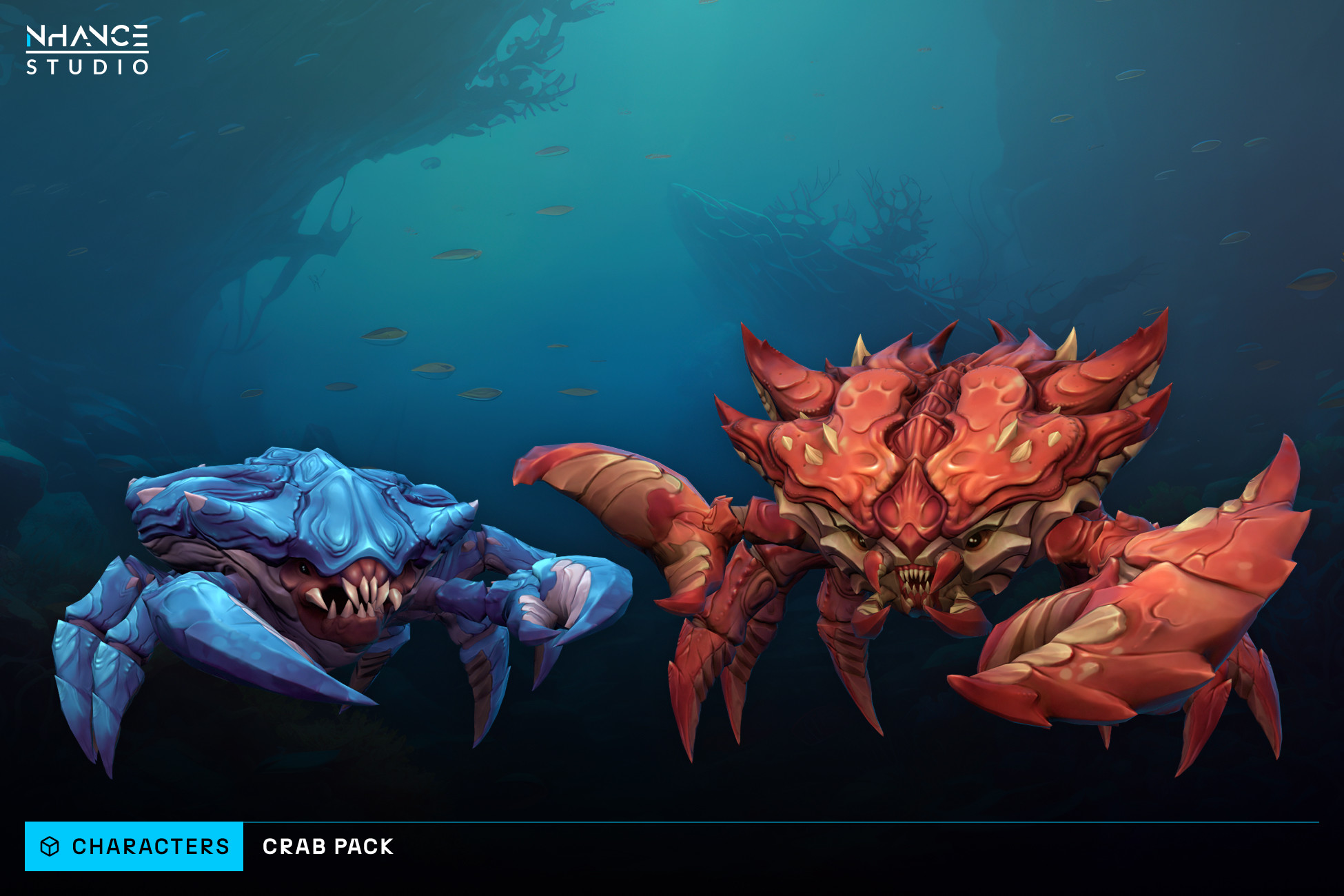 Stylized Crab Pack by N-hance Studio
