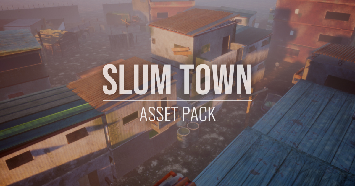 Slum Town (HDRP) | 3D Urban | Unity Asset Store