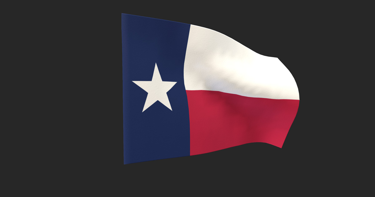 Texas Flag – Game Ready, Rigged and Animated | 3D Props | Unity Asset Store