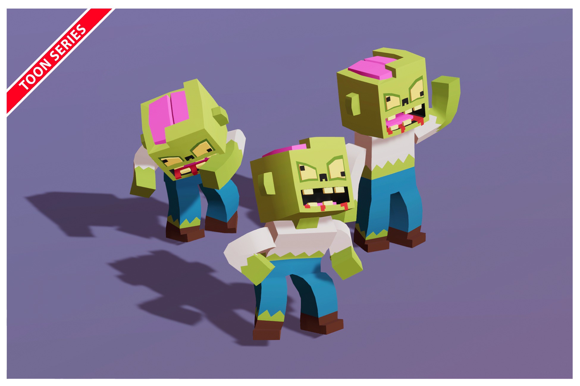 Zombie Male Toon Humanoid Series | 3D Humanoids | Unity Asset Store