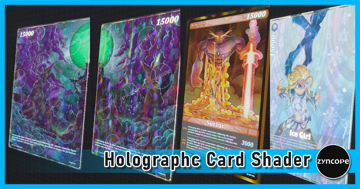 TCG Holographic Shader | VFX Shaders | Unity Asset Store