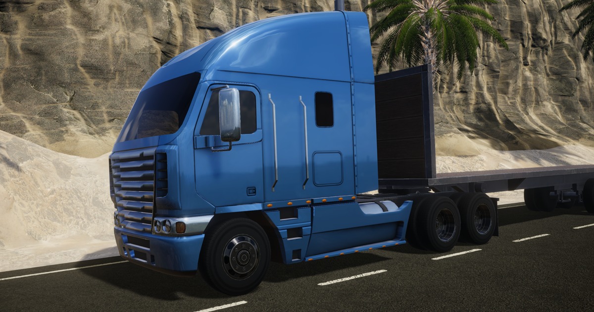 American truck 10 + upgrades | 3D Land | Unity Asset Store