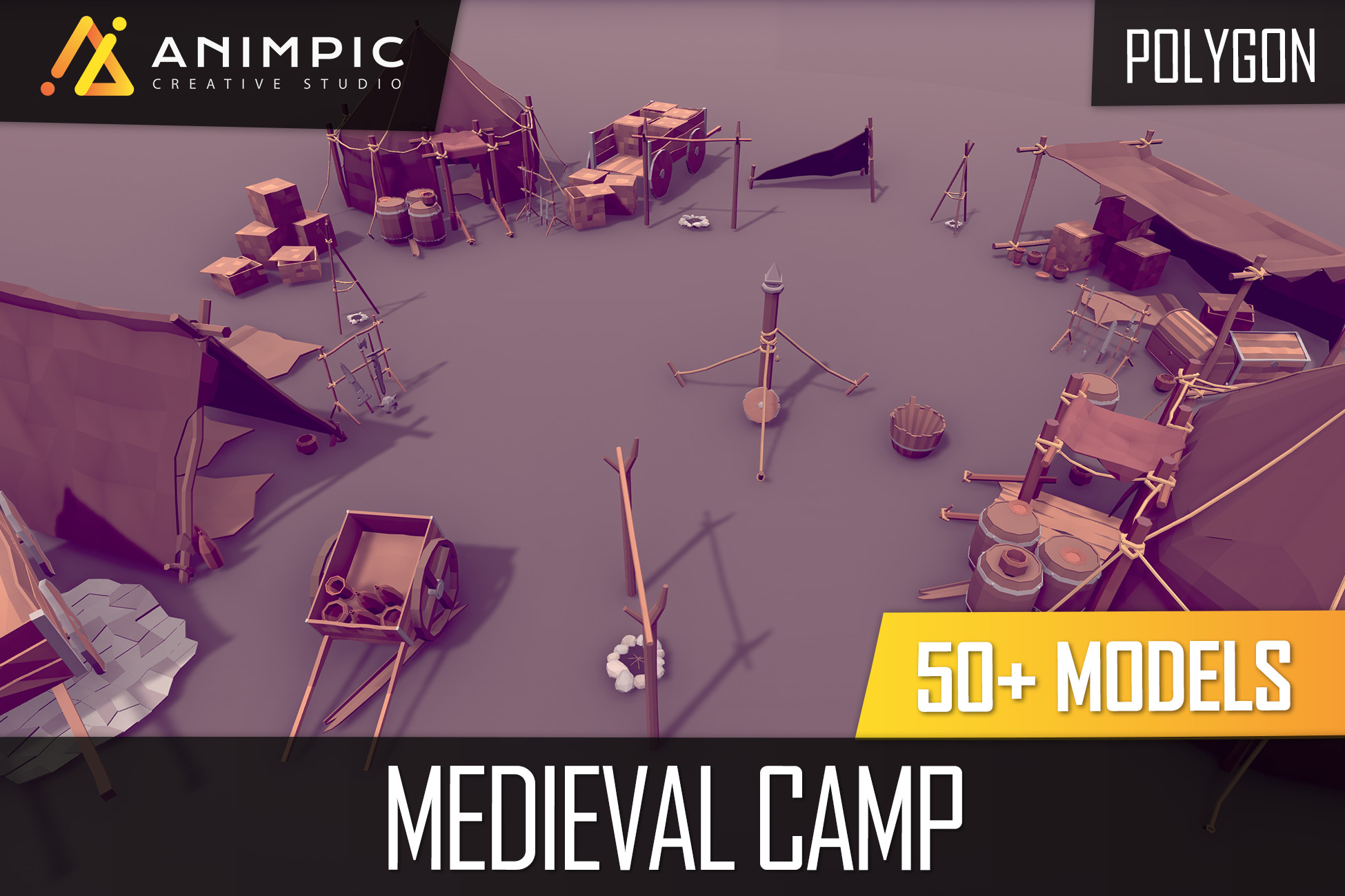 POLY - Medieval Camp | 3D Historic | Unity Asset Store
