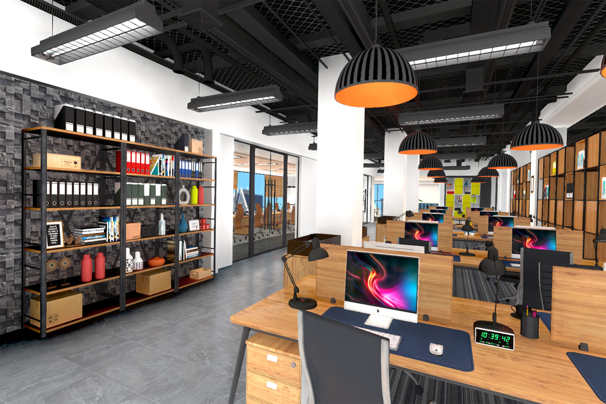 WORKSTATION INTERIOR | 3D Urban | Unity Asset Store