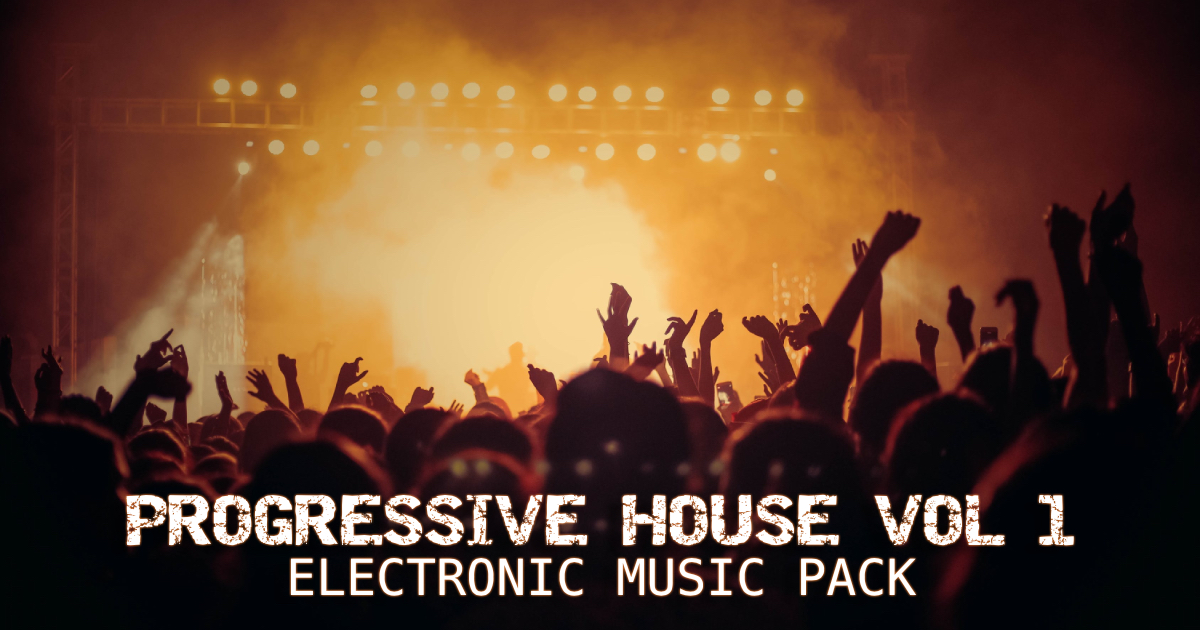 Progressive House Vol.1 Electronic Music Pack | 전자음 음악 | Unity Asset Store