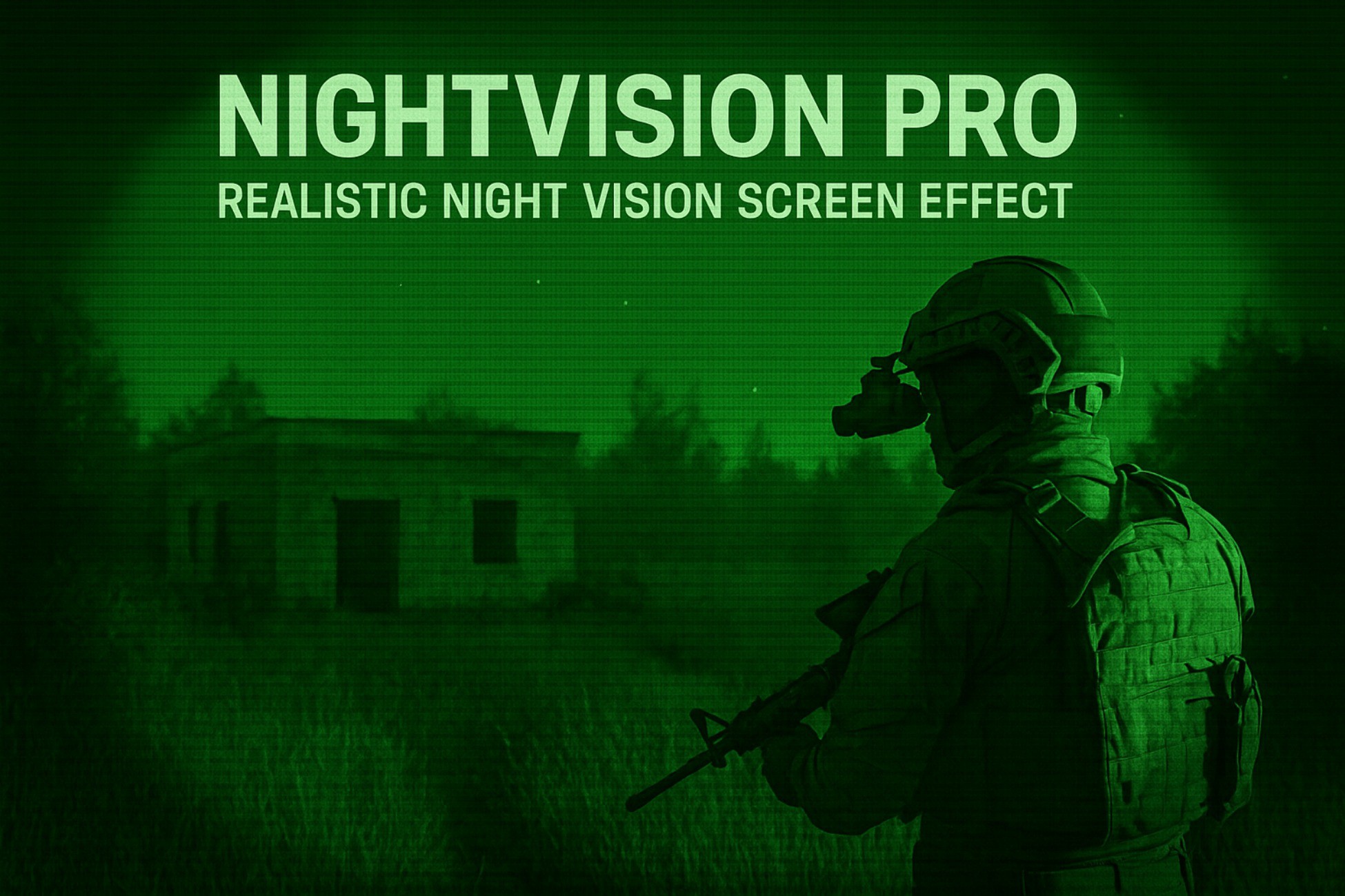 NightVision Pro - Realistic Night Vision Srceen Effect | VFX Shaders | Unity Asset Store