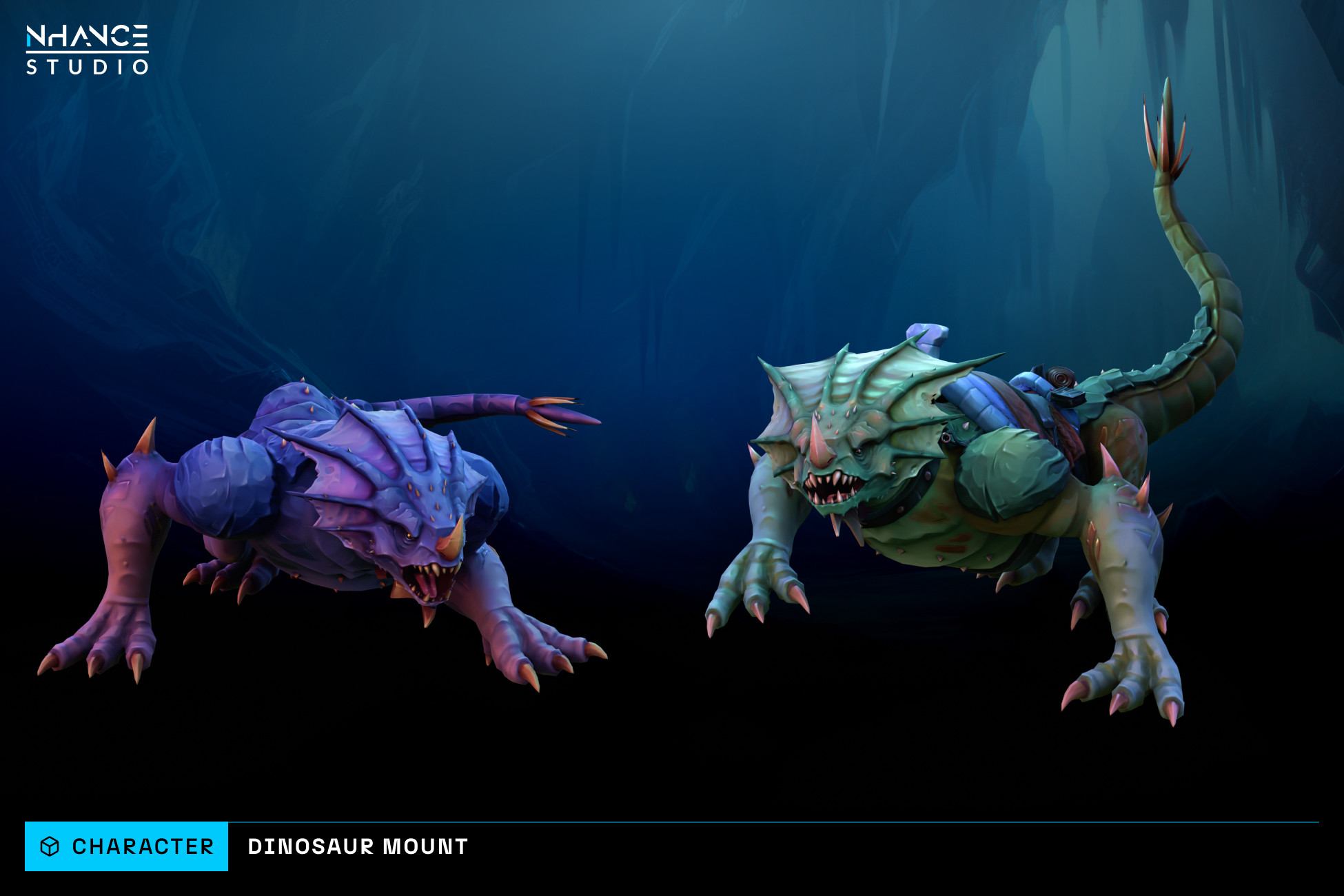 Stylized Fantasy Dinosaur Mount | 3D 動物 | Unity Asset Store