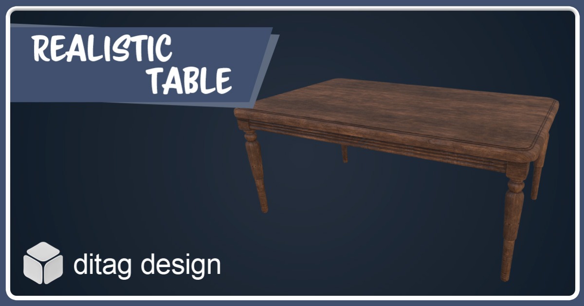 Tables - Realistic 4K Mesh Bundle Vol.01 | 3D Furniture | Unity Asset Store