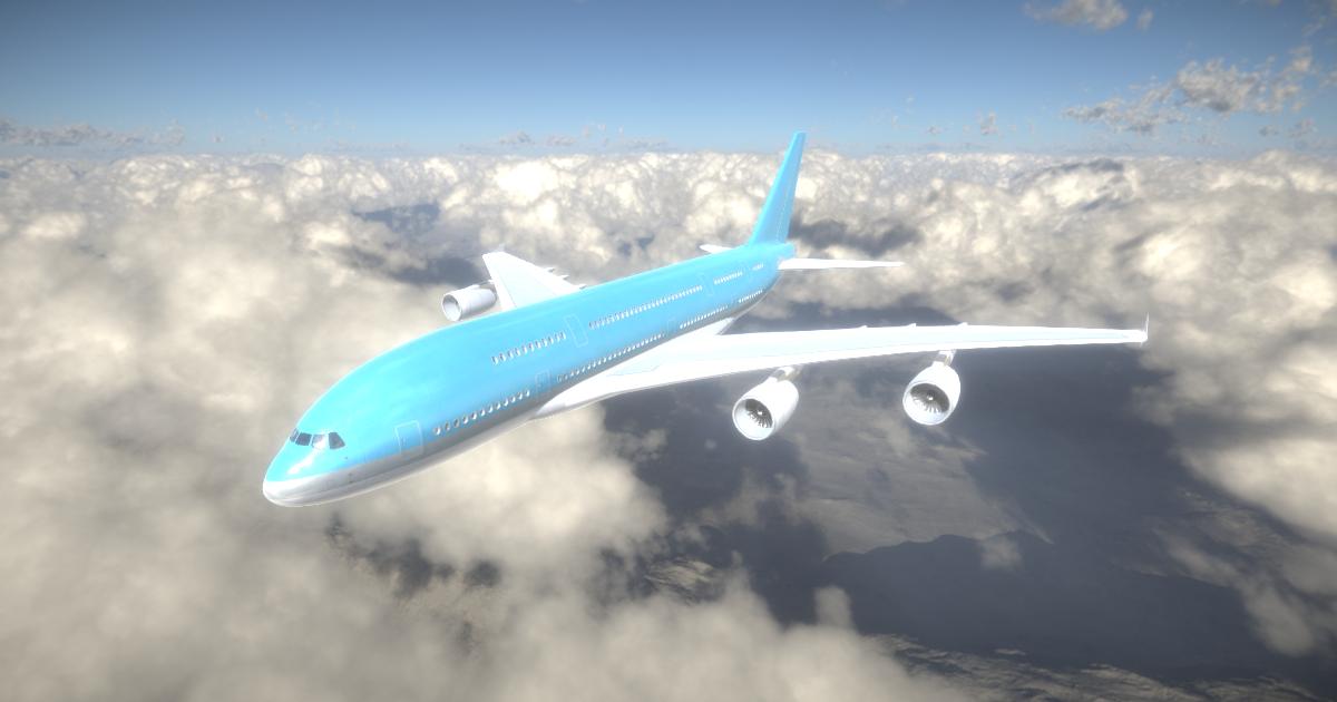 Passenger AirPlane - Game Ready | 3D Air | Unity Asset Store