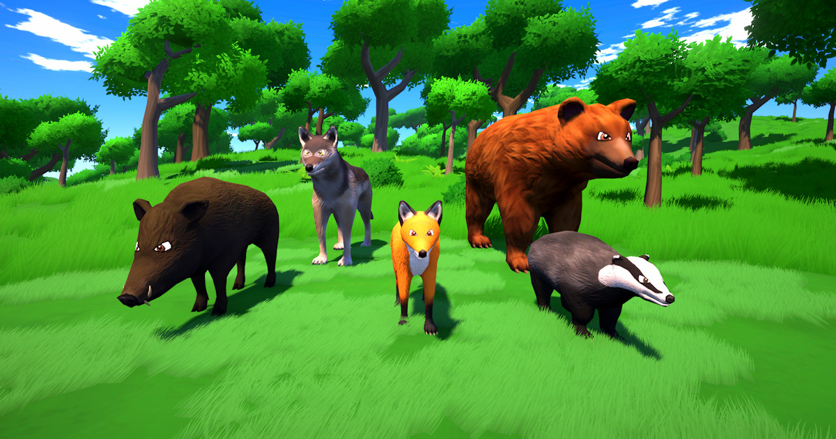 Forest Animals - Stylized Fantasy Characters | 3D Animals | Unity Asset ...