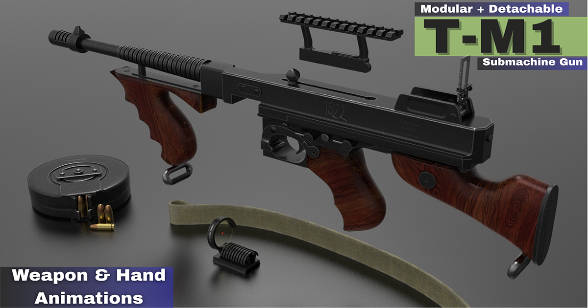 Fps weapon ww2 M1 (Fps - Tps) | 3D Weapons | Unity Asset Store