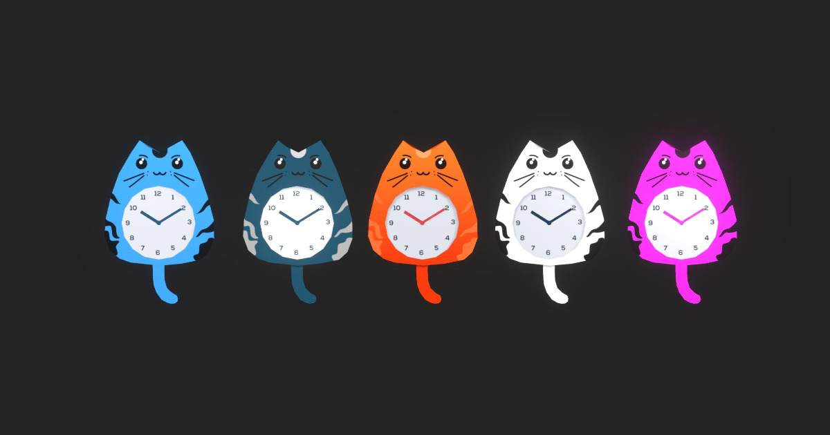 Kids Clock PBR | 3D Interior | Unity Asset Store