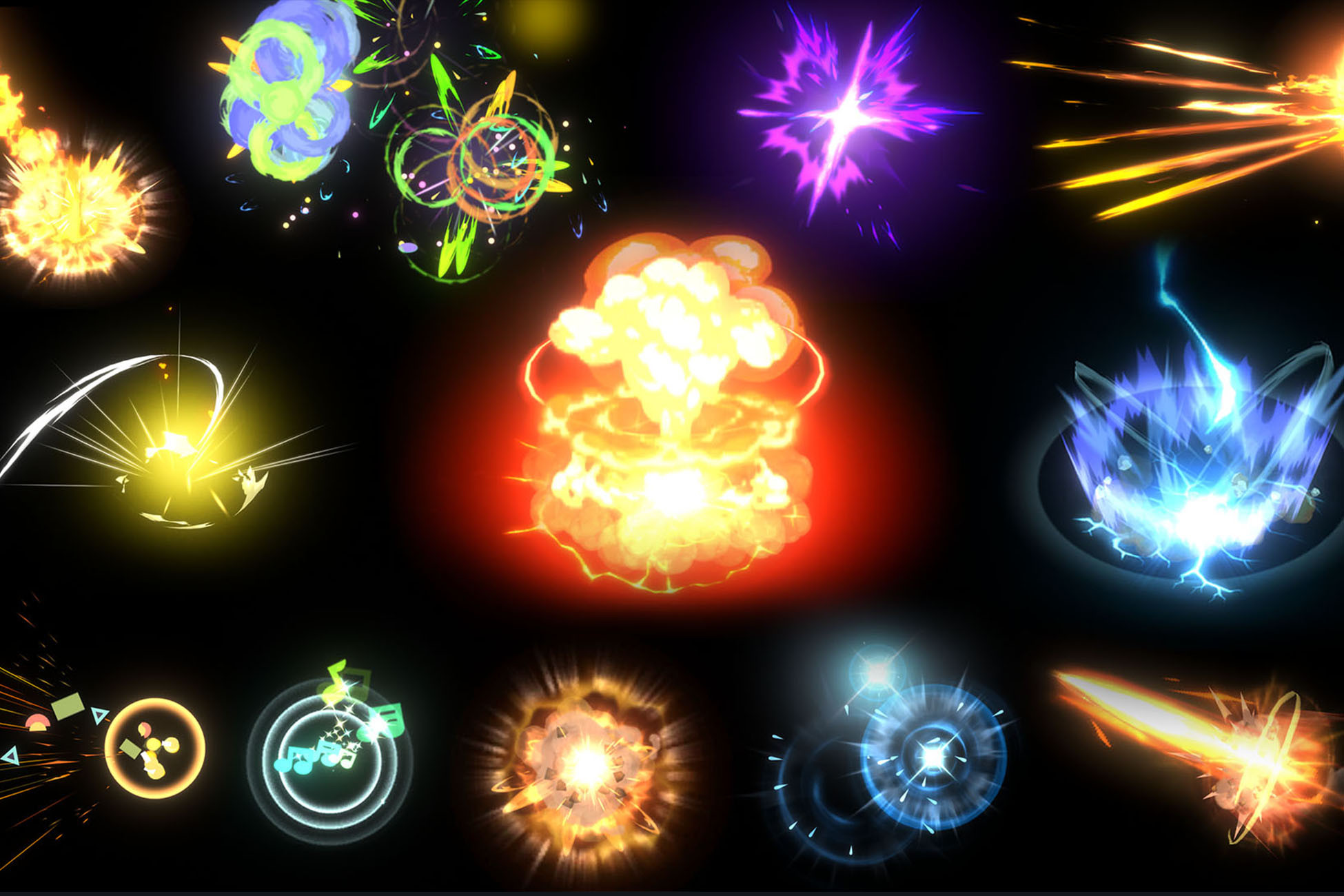 Game VFX - Cartoon Skill Collection(URP) | VFX Particles | Unity Asset ...