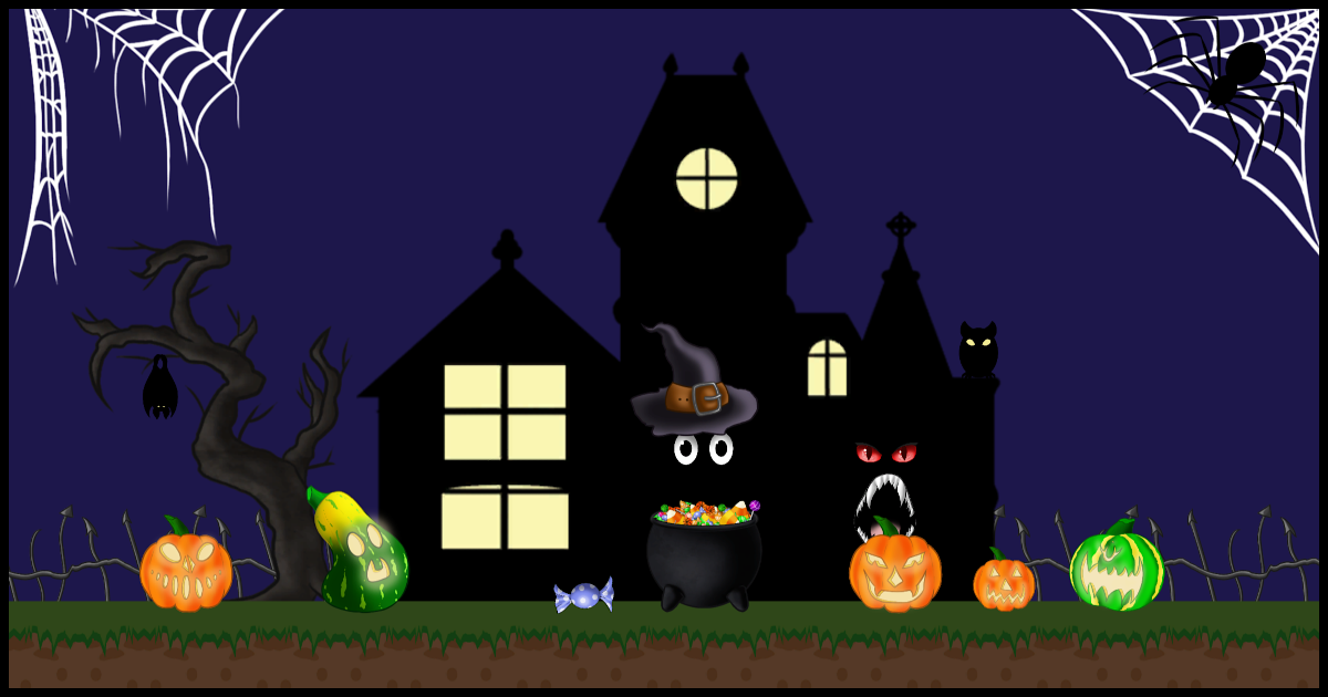 2D Halloween Decoration | 2D Environments | Unity Asset Store