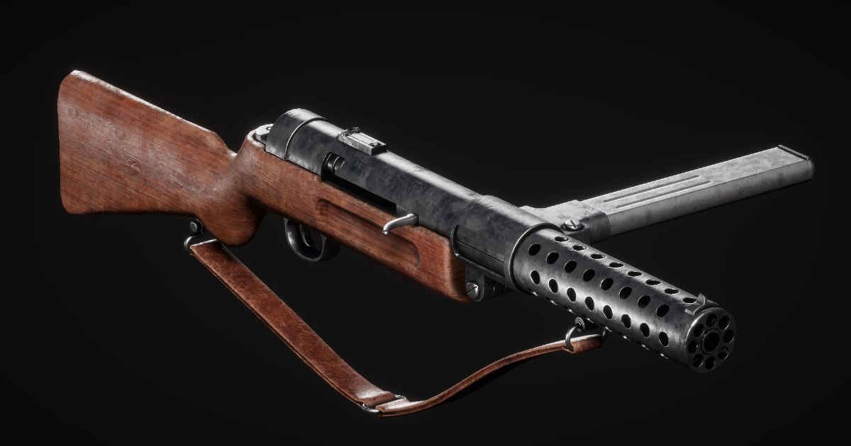 mp-18 WW1 Machine Gun | 3D Weapons | Unity Asset Store