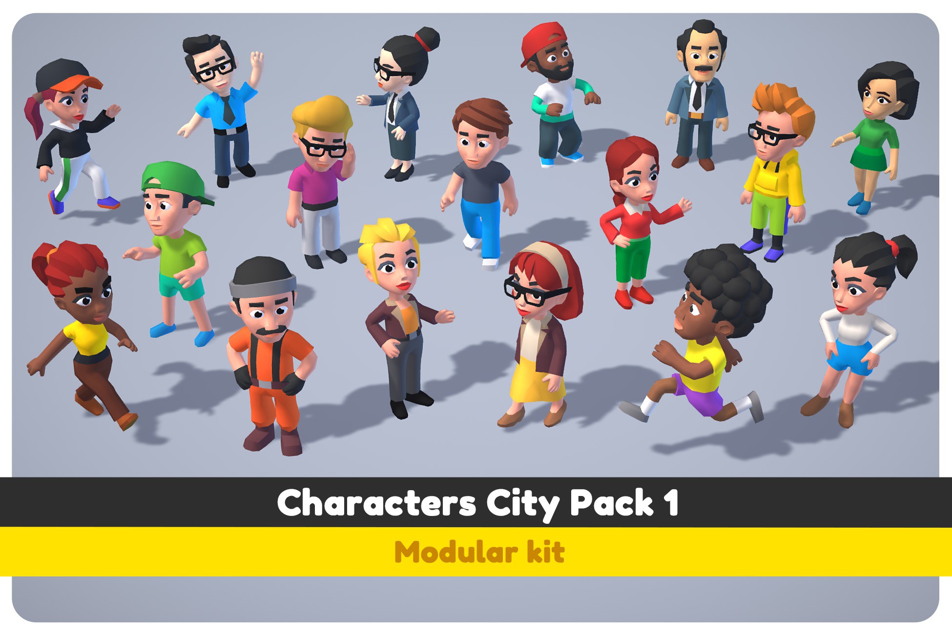 Characters City Pack 1 | 3D Characters | Unity Asset Store