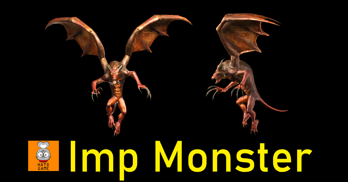 01_Monster: Imp Boss | 3D Creatures | Unity Asset Store