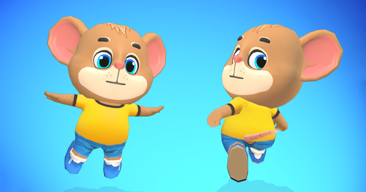 Mouse Rat Rodent Brown Animated | 3D 동물 | Unity Asset Store