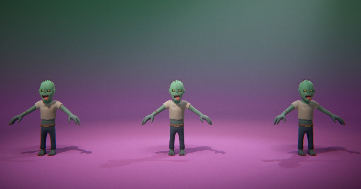 Zombie Level 2 - Characters + Animations | 3D 캐릭터 | Unity Asset Store