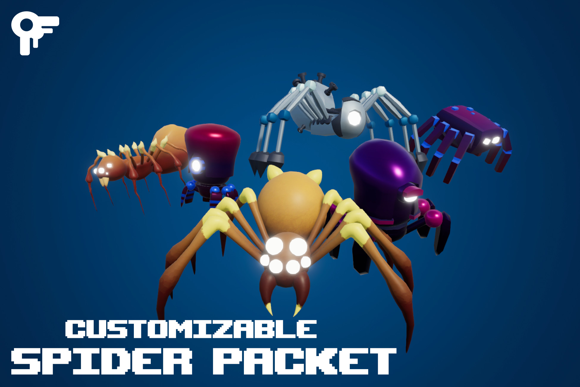 Customizable Spiders Pack | Characters | Unity Asset Store