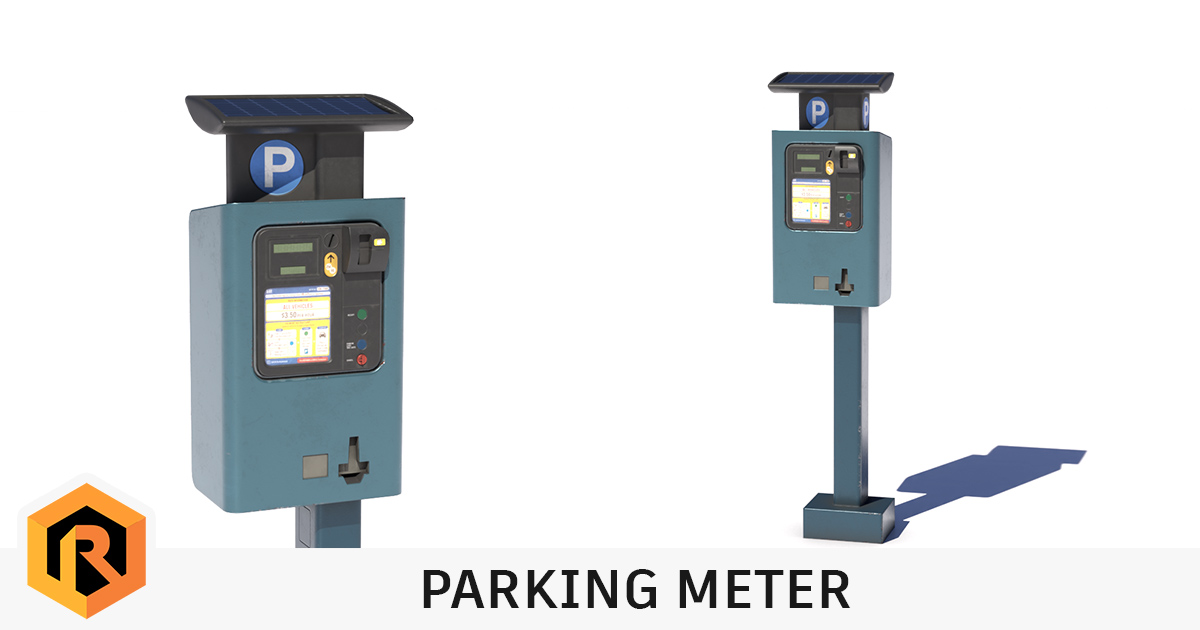 Parking Meter 3 | 3D Props | Unity Asset Store