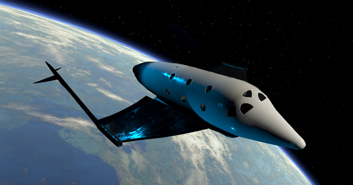 Space Ship - virgin galactic style | 3D Space | Unity Asset Store