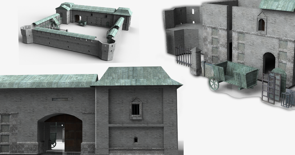 Fort (modular) | 3D Historic | Unity Asset Store