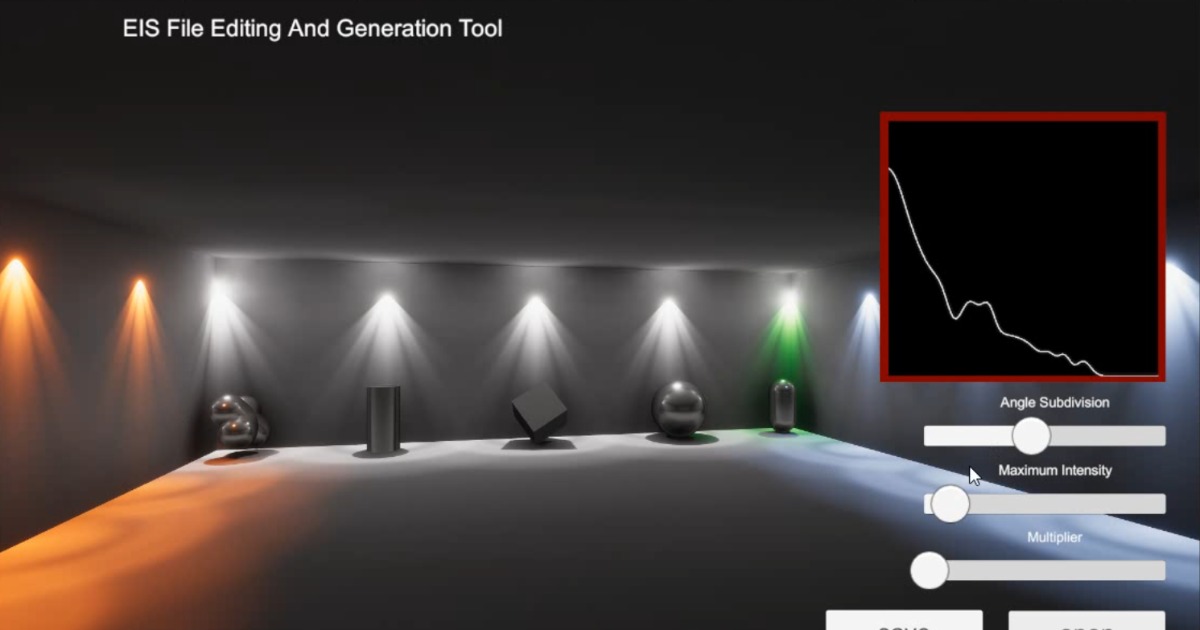 IES file editing and generation tool | ユーティリティ ツール | Unity Asset Store