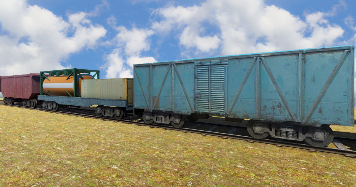 Trains Pack Vol.2 | 3D Land | Unity Asset Store