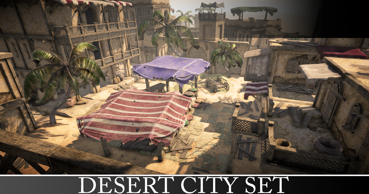 Desert City Set | 3D Historic | Unity Asset Store