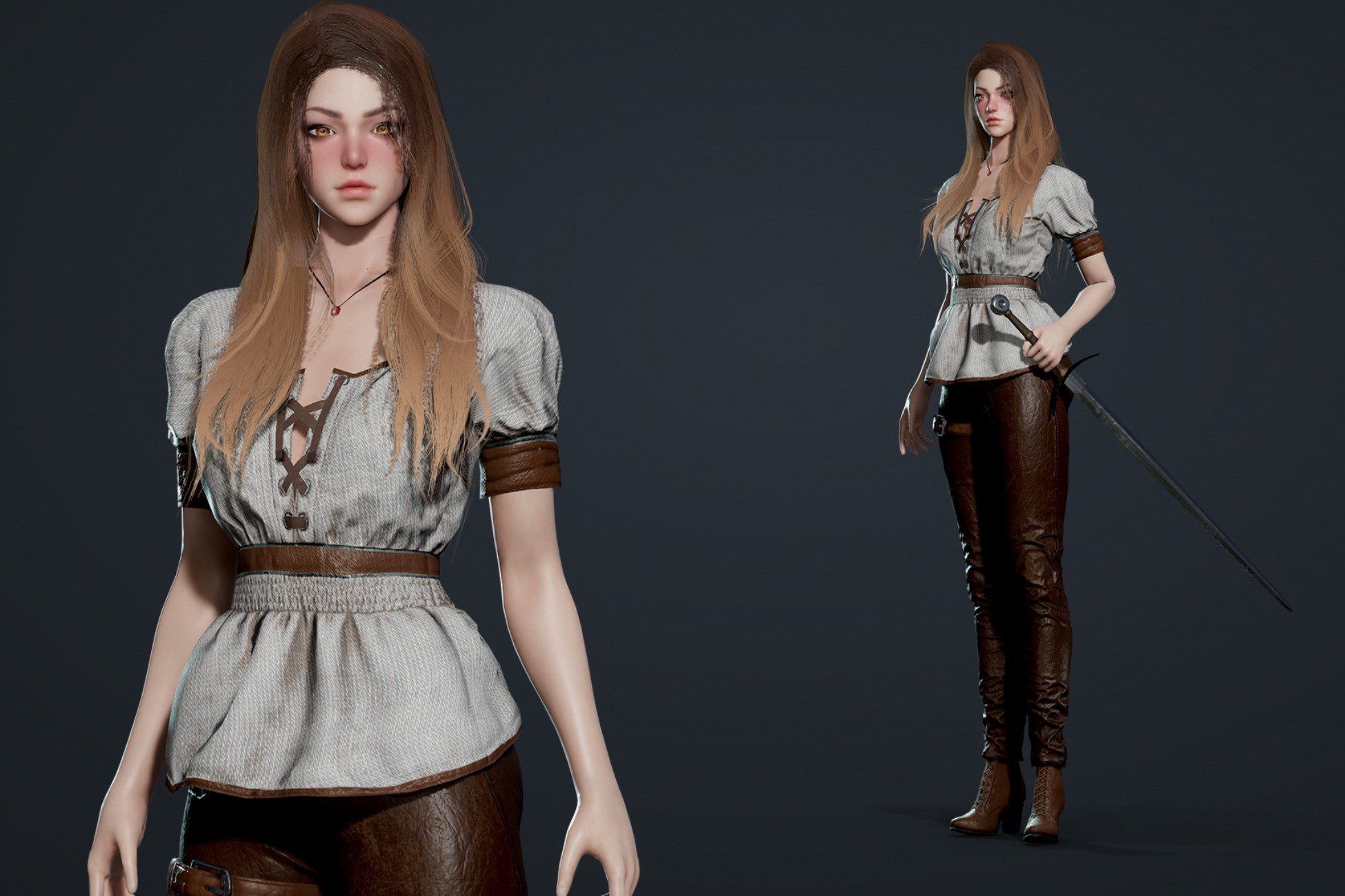 Medieval Lady - 3D Character | Characters | Unity Asset Store