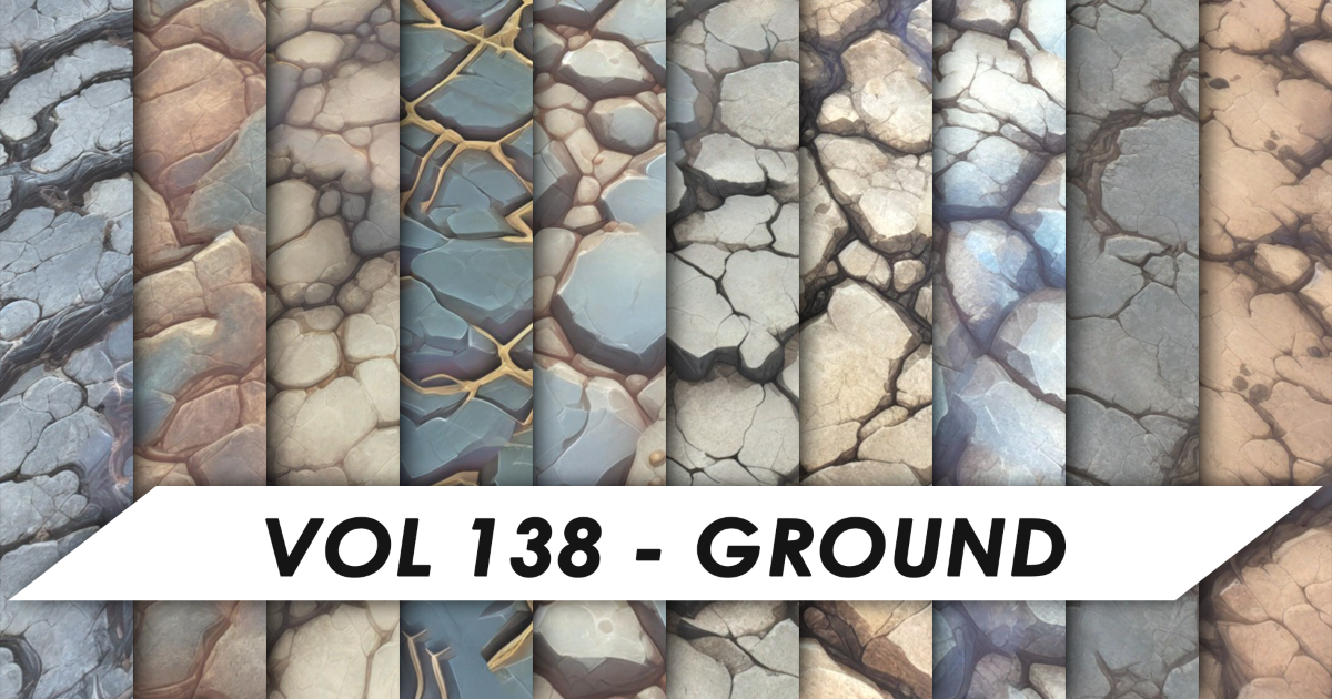 Hand Painted Textures - Vol 138 - Ground | 2D Textures & Materials ...